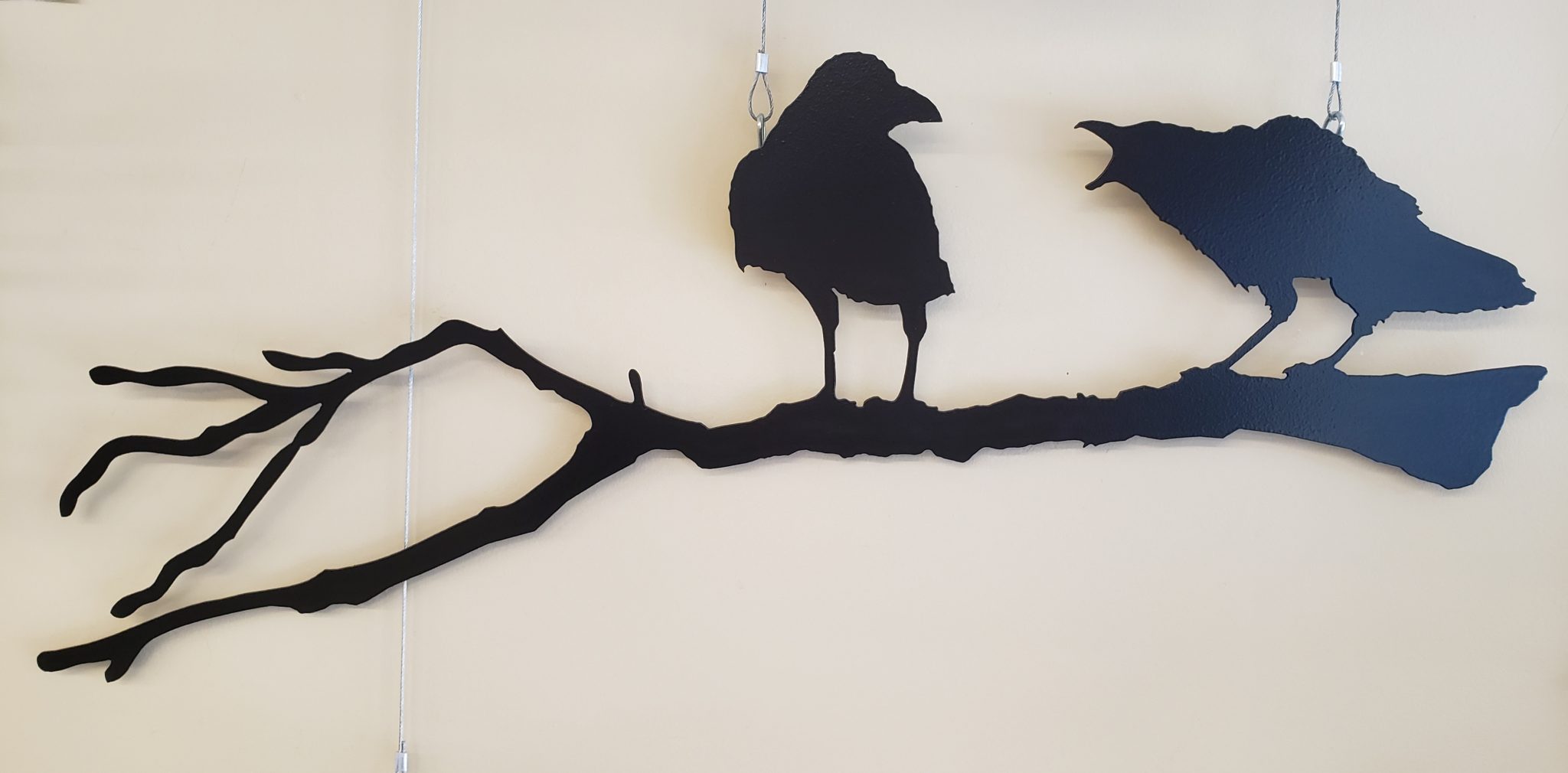 Anvil Island – Crow Couple on branch – The Avant-Garden Shop