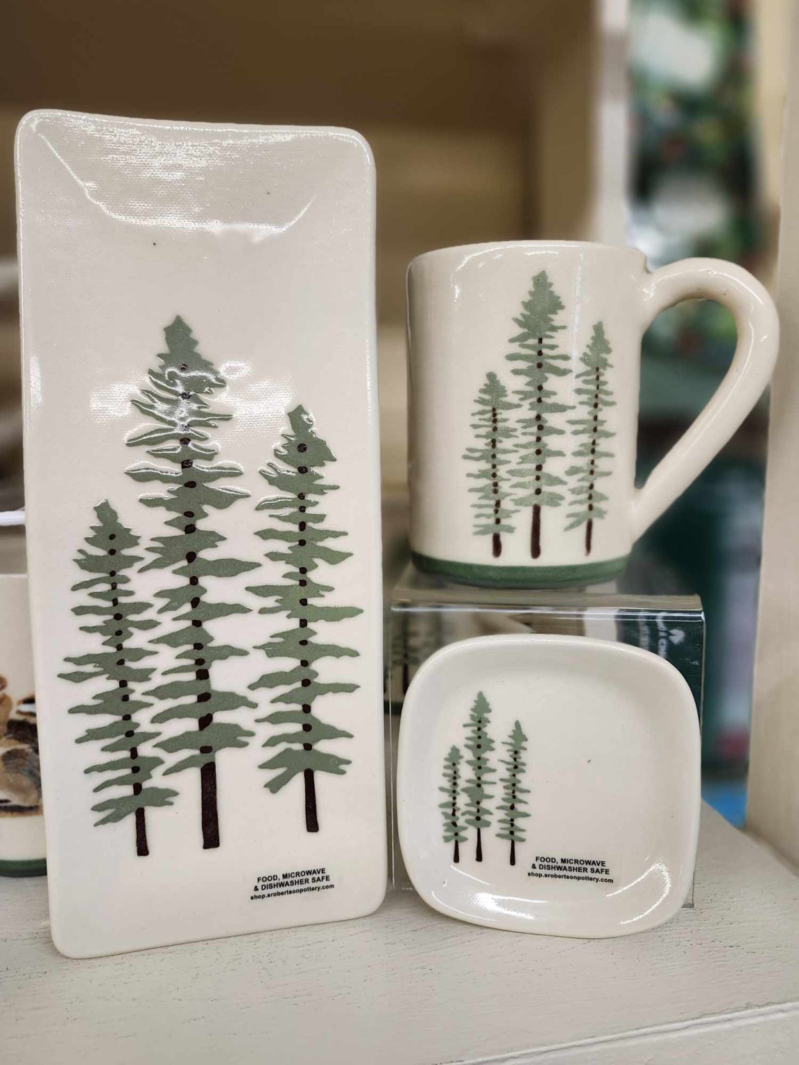Susan Robertson Pottery – Tray – Trees – The Avant-Garden Shop